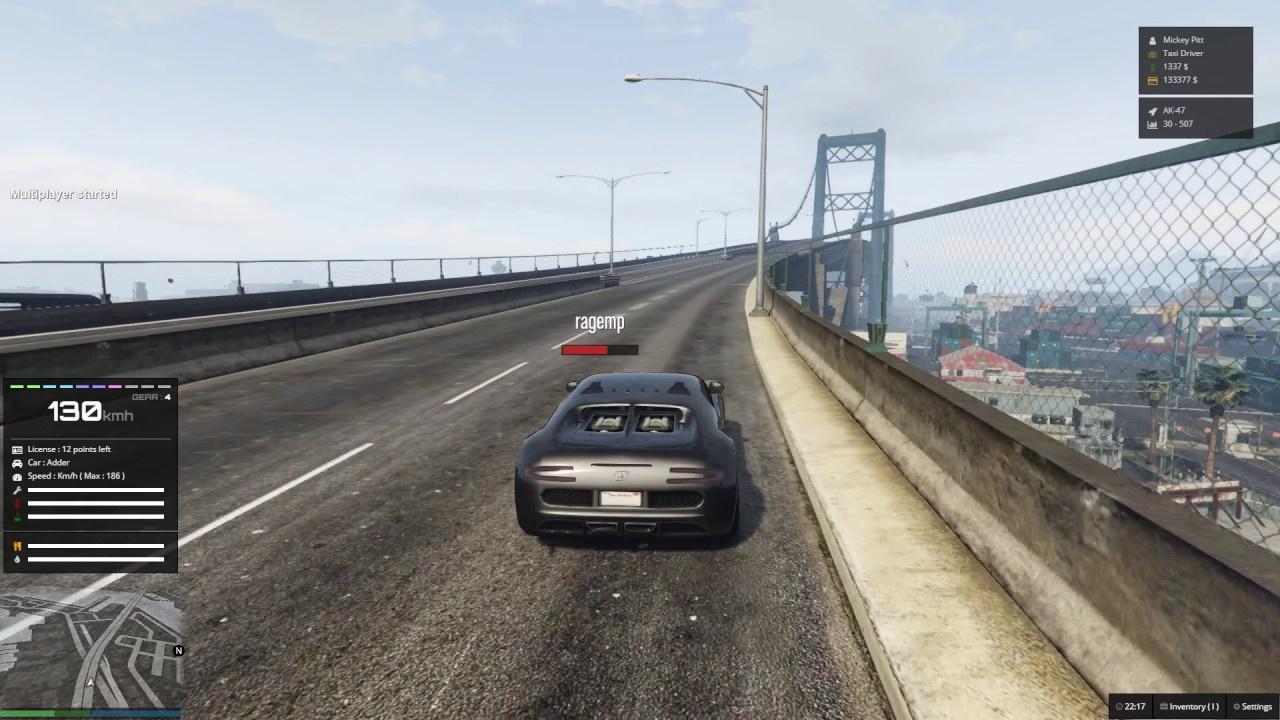 Альтернативная MMO-модификация для GTA V