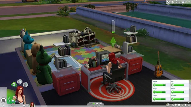 The Sims 4 play